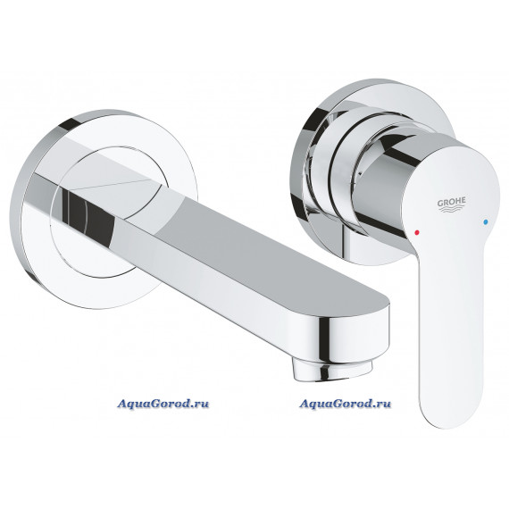 Смеситель Grohe BauEdge для раковины встраиваемый в стену на 2 ...